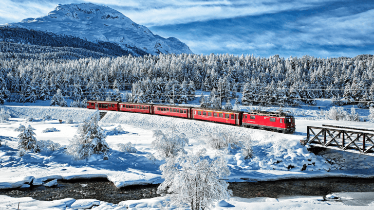 Swiss Alps Bernina red train and St.Moritz - Full Day Trip - Zani Viaggi